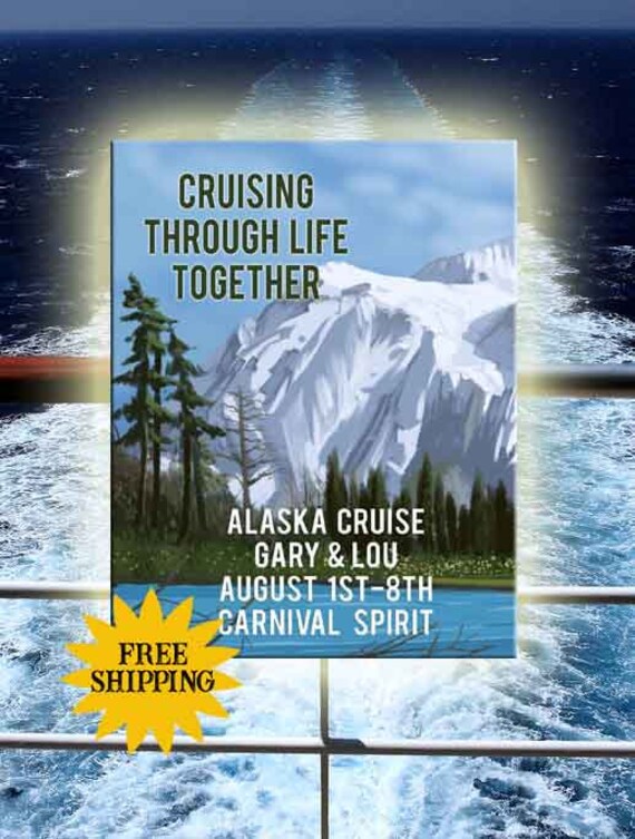 Cruise Ship Door Decoration Alaska Personalized With Ship | Etsy