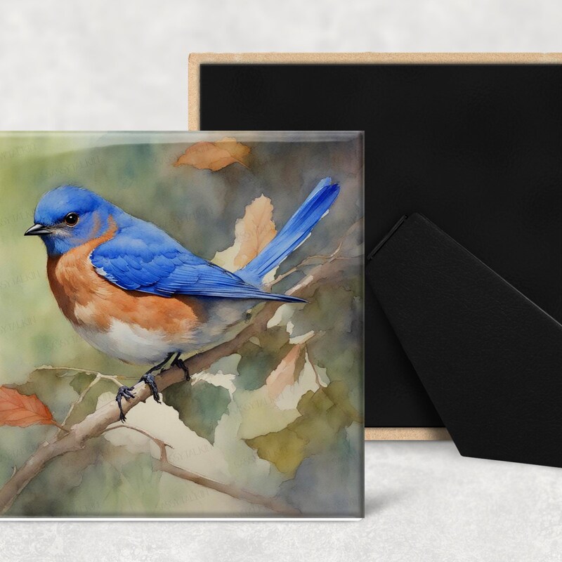 Pink Bird Ceramic Tile - Etsy