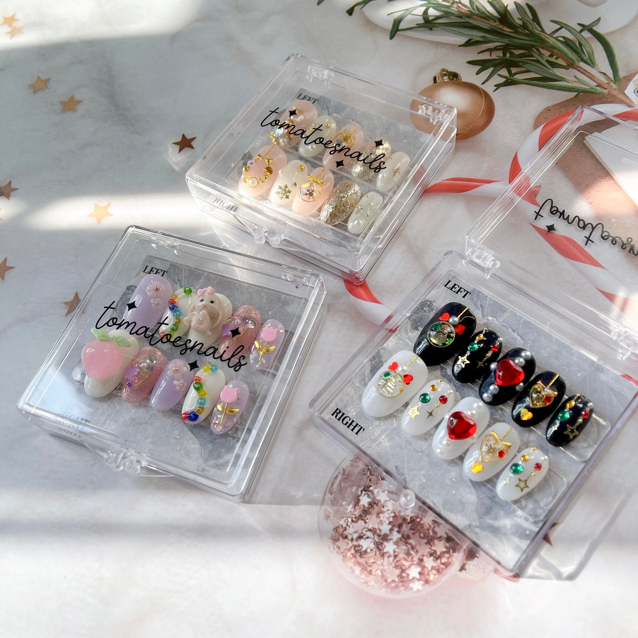 Nails Box Upgrade 1 Box for Press-on Nails Nails Storage - Etsy