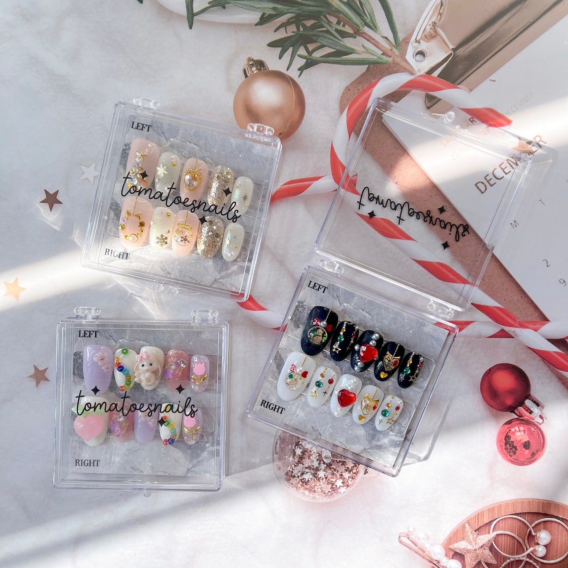 Nails Box Upgrade 1 Box for Press-on Nails Nails Storage - Etsy