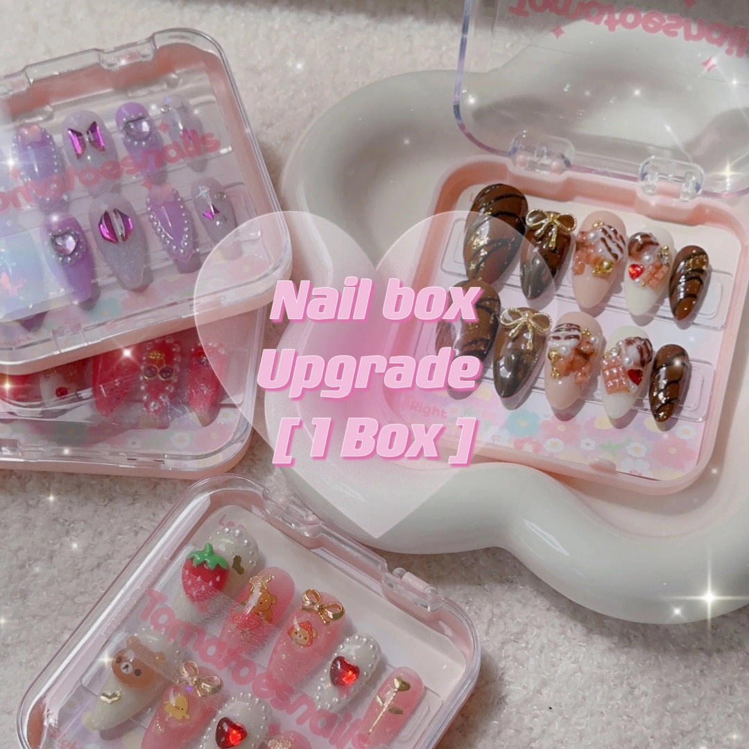 Nails Box Upgrade , [1] Box for Press-on Nails , Nails Storage Box ...