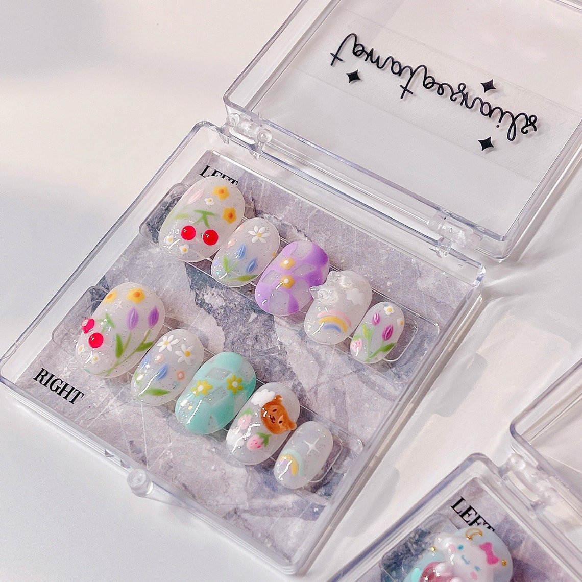 Nails Box Upgrade 1 Box for Press-on Nails Nails Storage - Etsy