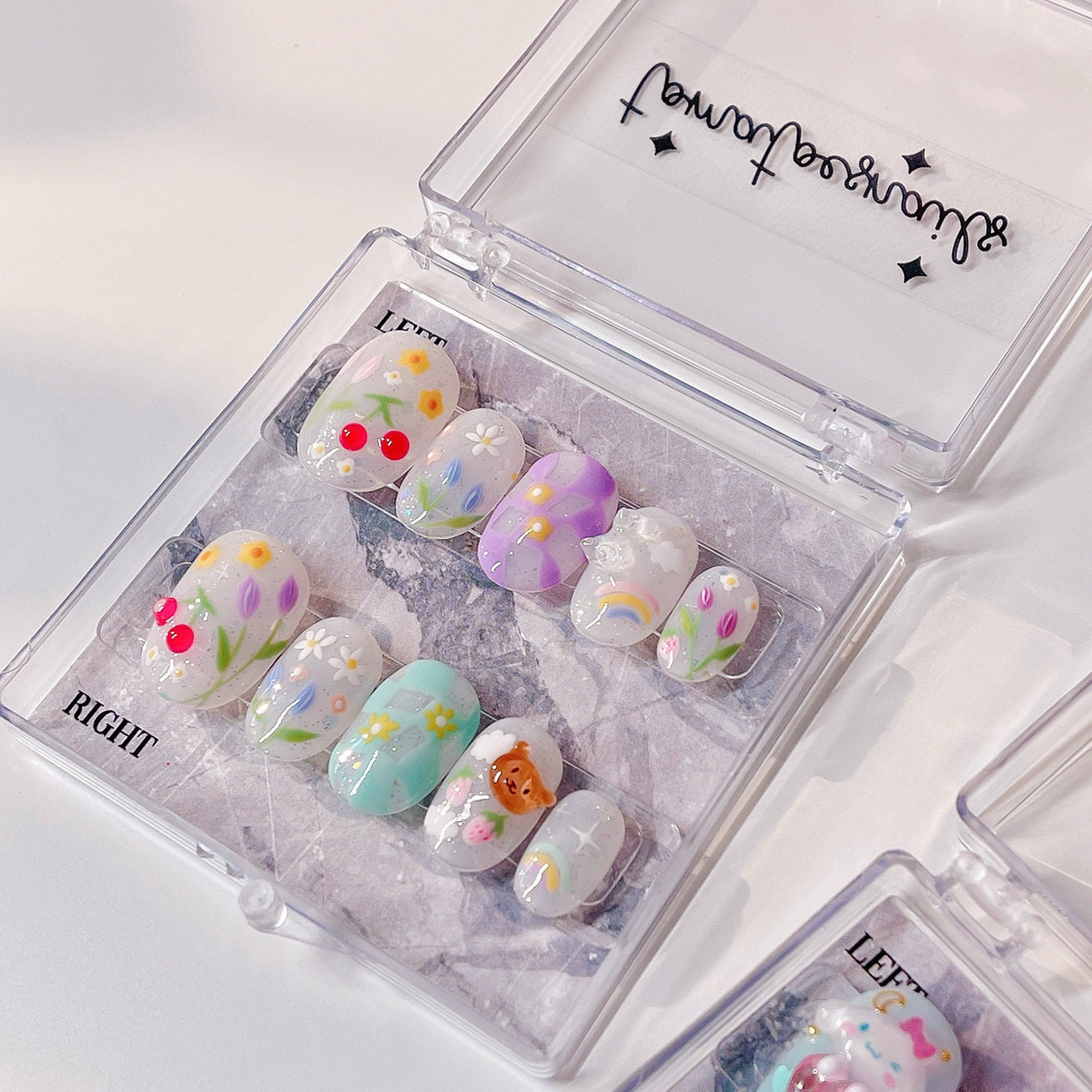 Nails Box Upgrade 1 Box for Press-on Nails Nails Storage - Etsy