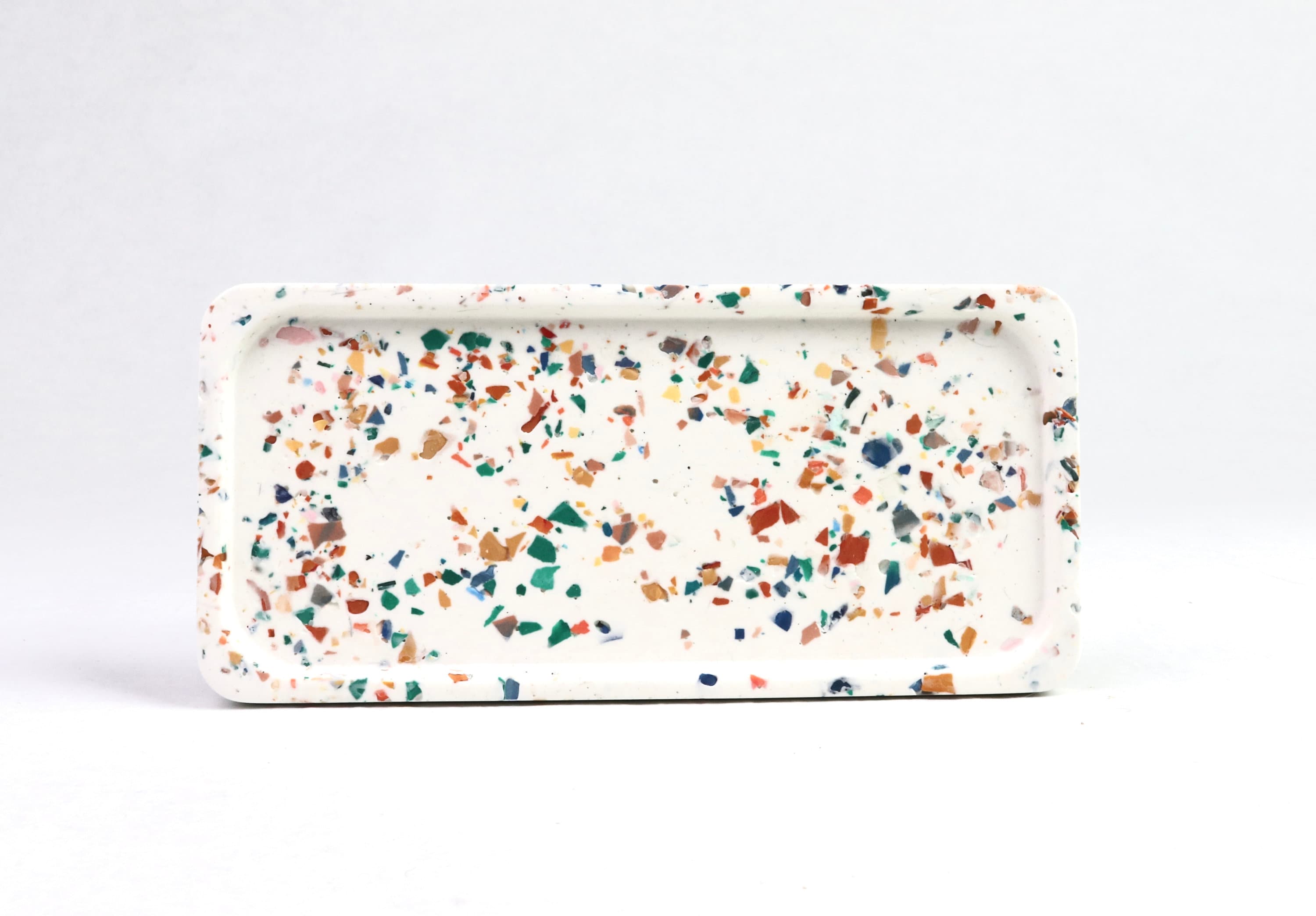 Terrazzo Rectangular Tray Confetti Design, Jesmonite,handmade,eco ...
