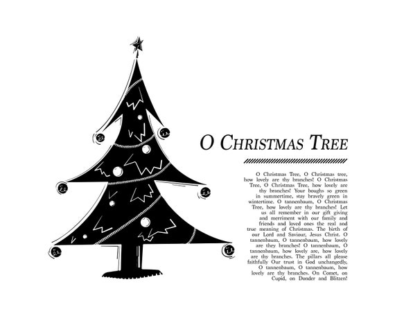 O Christmas Tree Lyrics