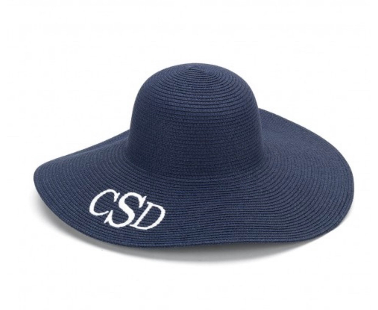 Personalized Beach Hat Monogrammed Beach Hat Oversized Hat - Etsy