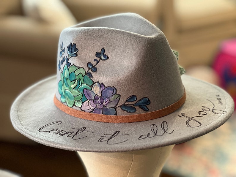 Count It All Joy SOLD Custom Designed, Hand Painted and Burned Felt ...