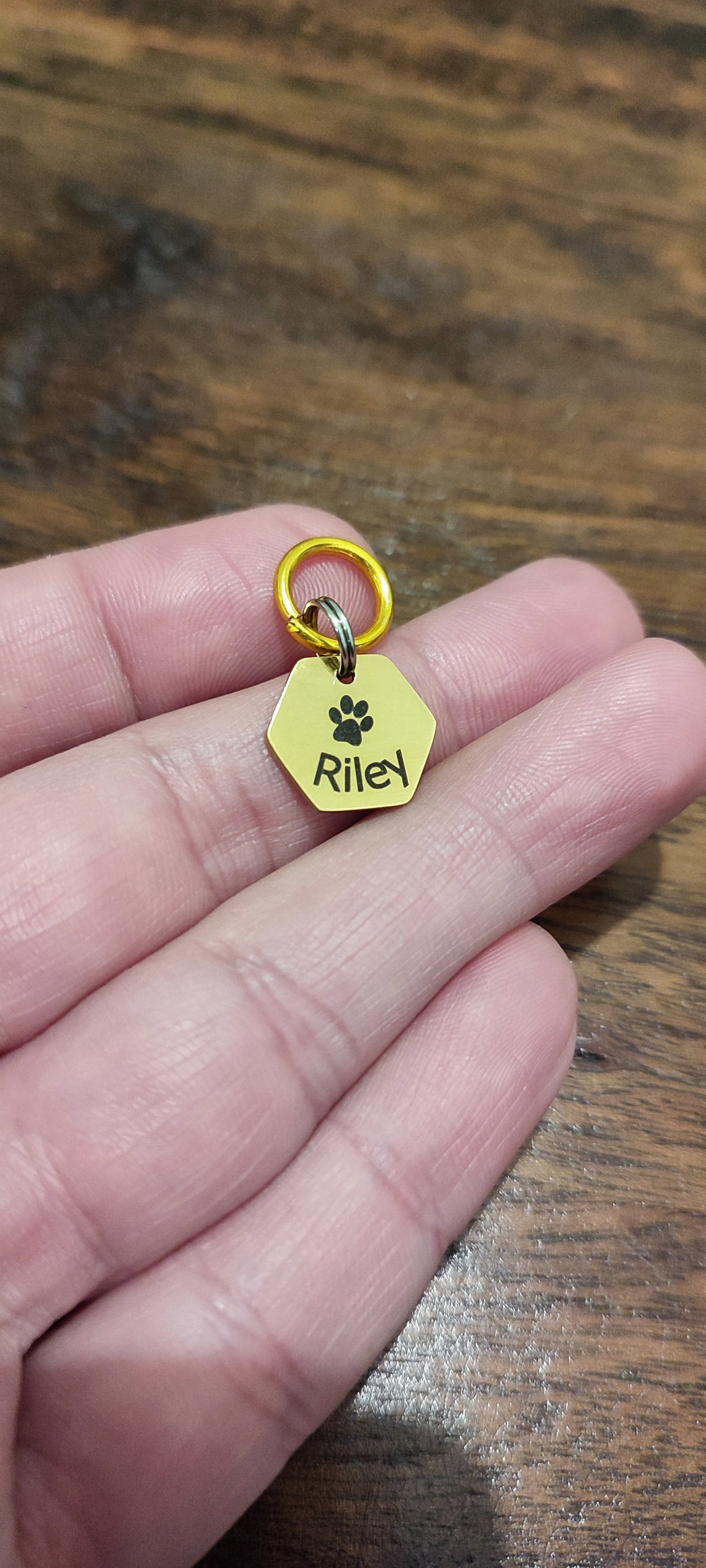 Small Dog Tag Engrave Stainless Steel - Etsy