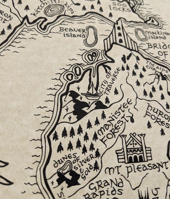 Middle Earth Map The Hobbit
