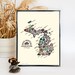 Lord of the Rings / the Hobbit Middle Earth Map of Michigan - Etsy