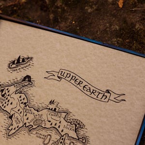 Lord of the Rings / the Hobbit Middle Earth Map of Michigan - Etsy