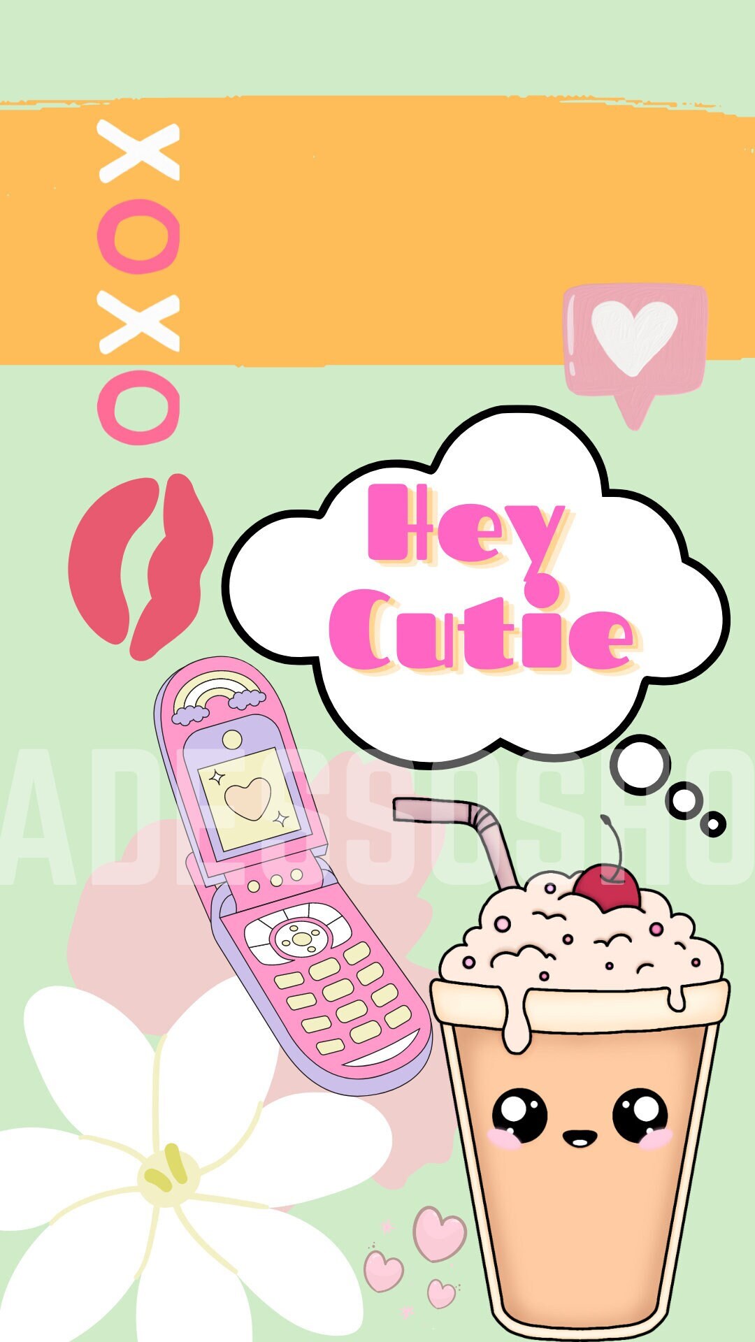 IPhone Wallpaper Cartoon Background - Etsy