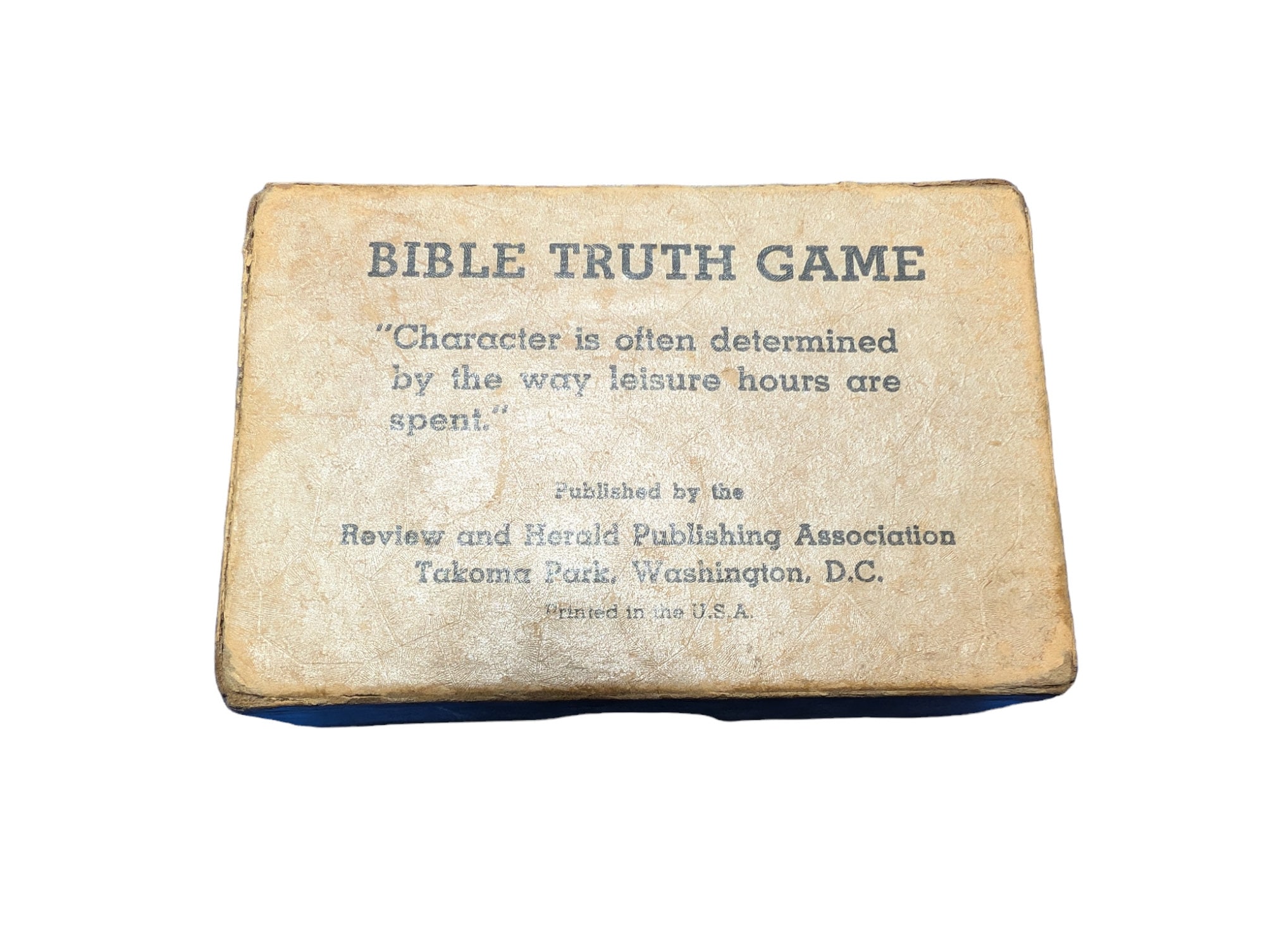 Vintage 1950s Bible Truth Card Game Published by the Review and Herald ...