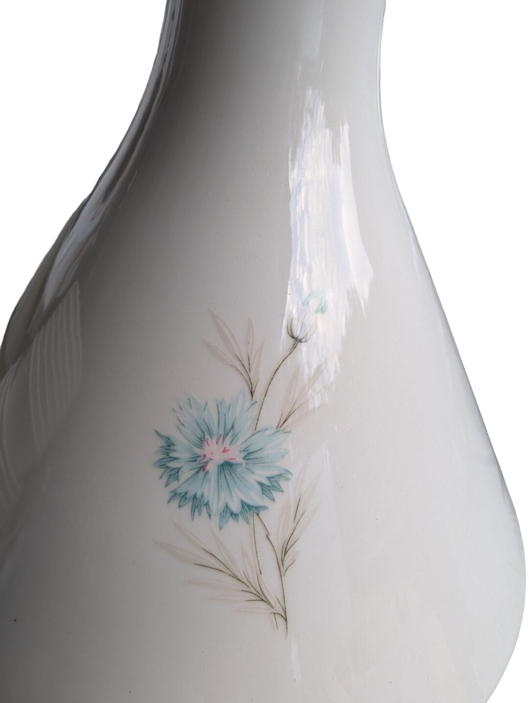 Vintage 1960s Taylor Smith and Taylor Ever Yours Boutonniere off White Porcelain Wine Decanter ...