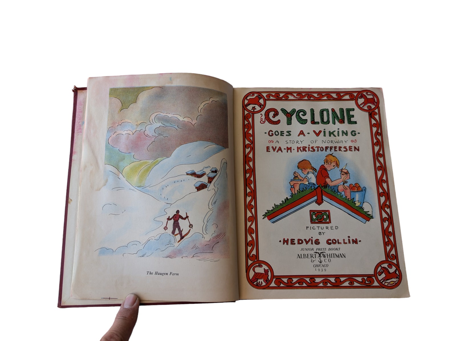 Cyclone Goes A-viking Eva Kristoffersen Norwegian American Children's ...