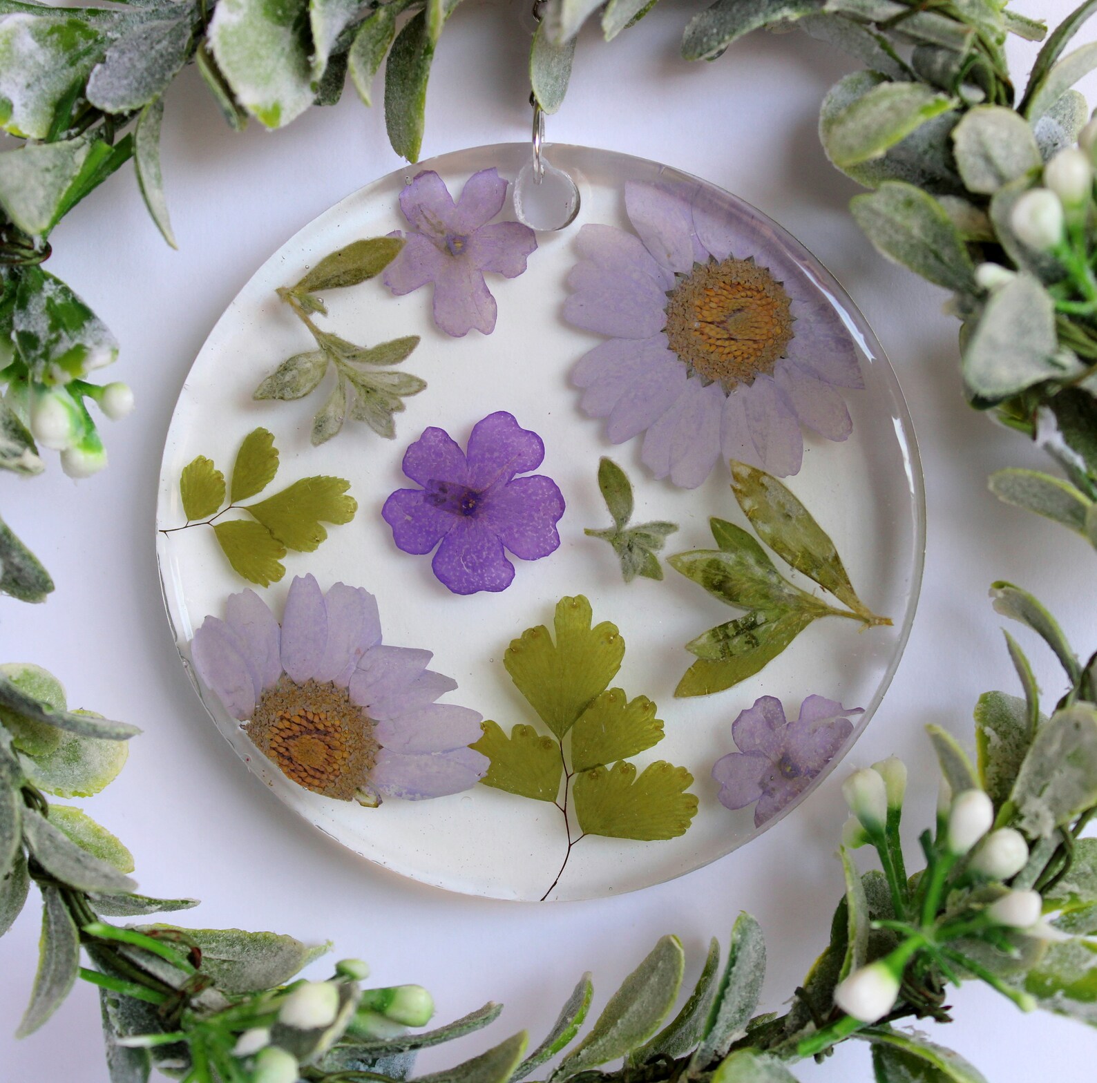 Resin Sun Catcher, Flower Sun Catcher, Handmade Sun Catcher, Resin Wall ...