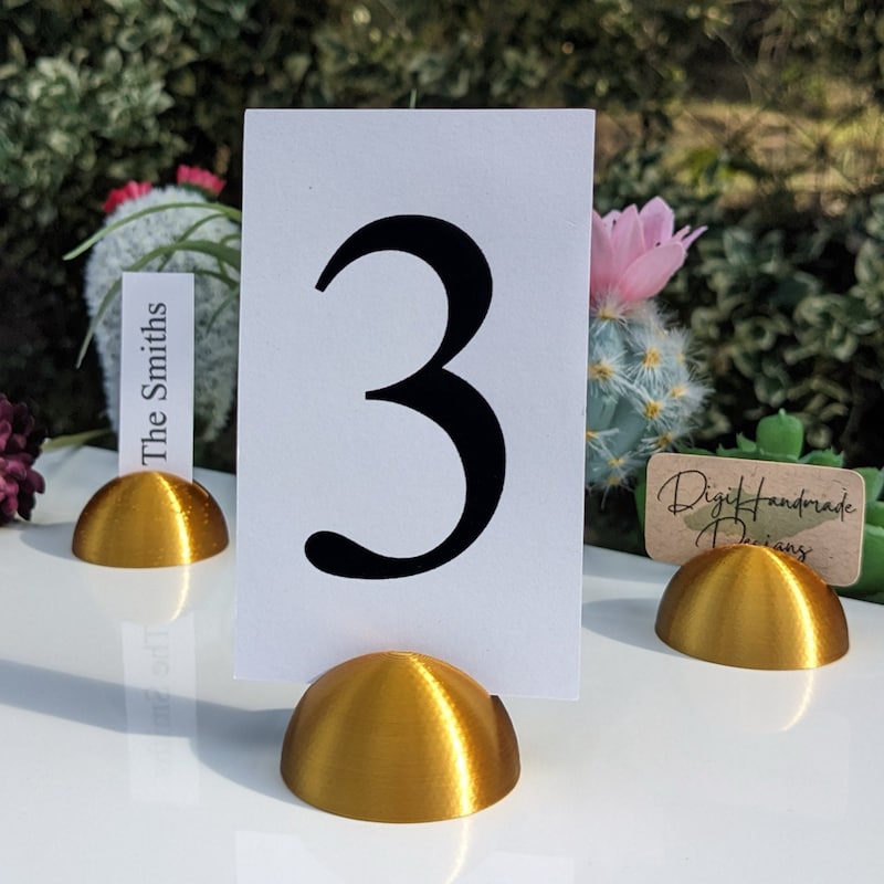 Table Number Stands - Etsy