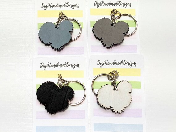 Silkie Chicken Keychain // Silkie Key Chain / Silkies / Gift - Etsy