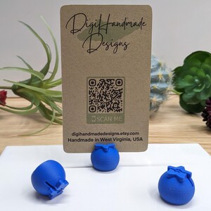 Blueberry Place Card Holder for Wedding Table Numbers, Name Tags, and ...