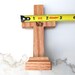 Solid Oak Mini Cross With Base, Small Cross, Cross on Stand, Oak Cross ...