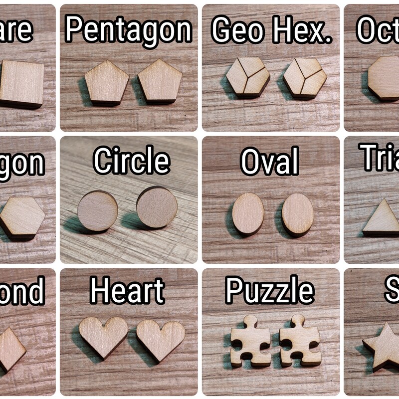 Wood Earring Blanks - Etsy