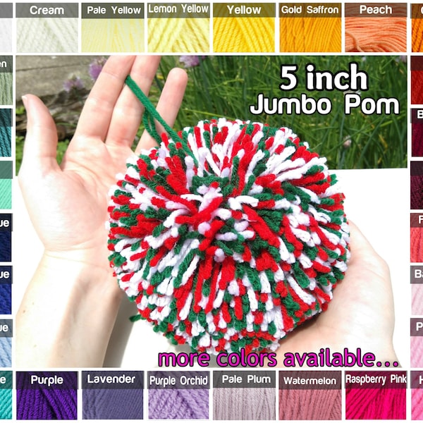Extra Large Pom Poms - Etsy