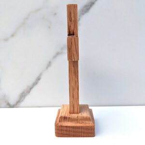 Solid Oak Mini Cross With Base, Small Cross, Cross on Stand, Oak Cross ...