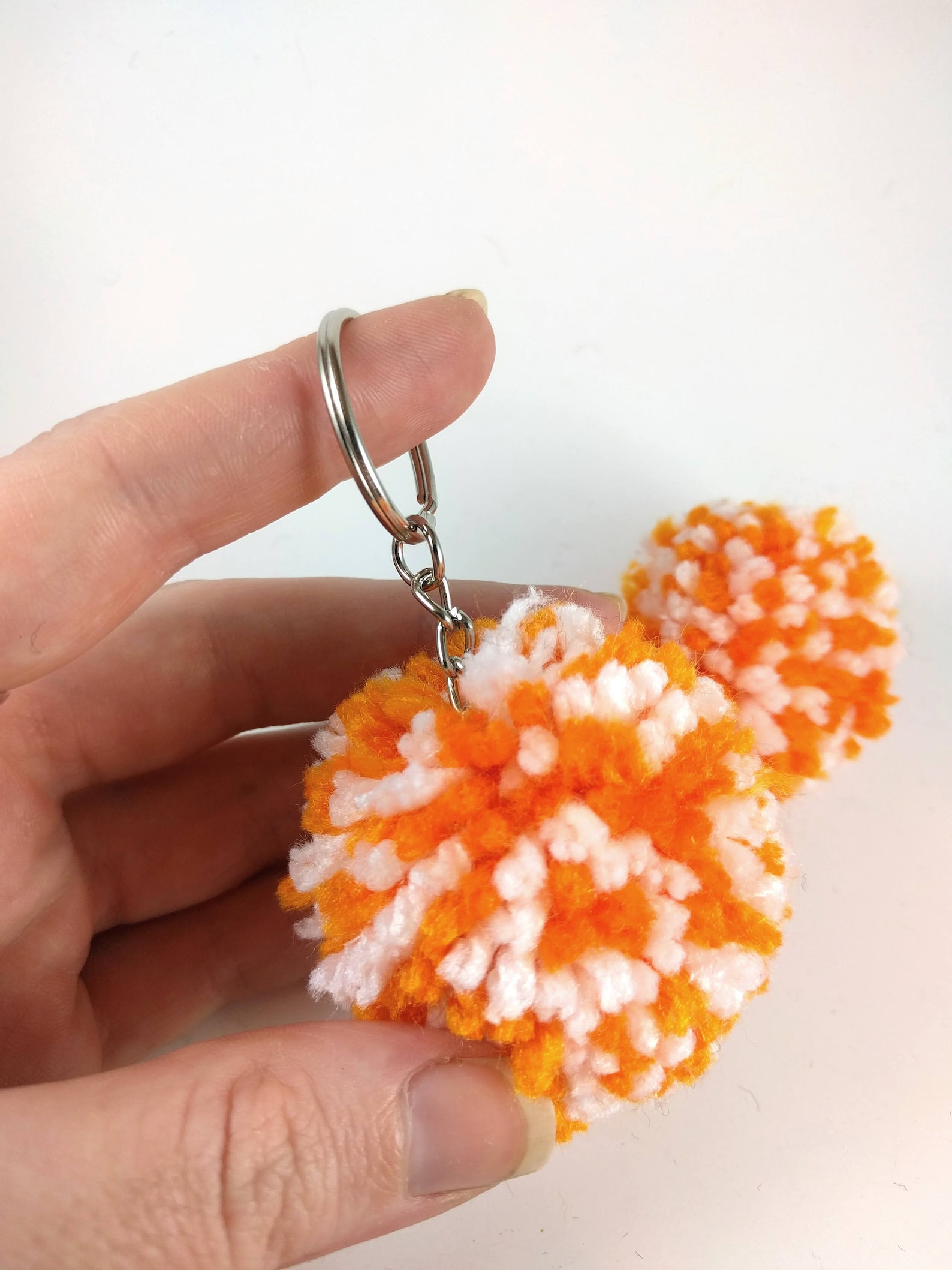 Pom Pom Keychain Party Favors Set of 10 Custom Keychain | Etsy