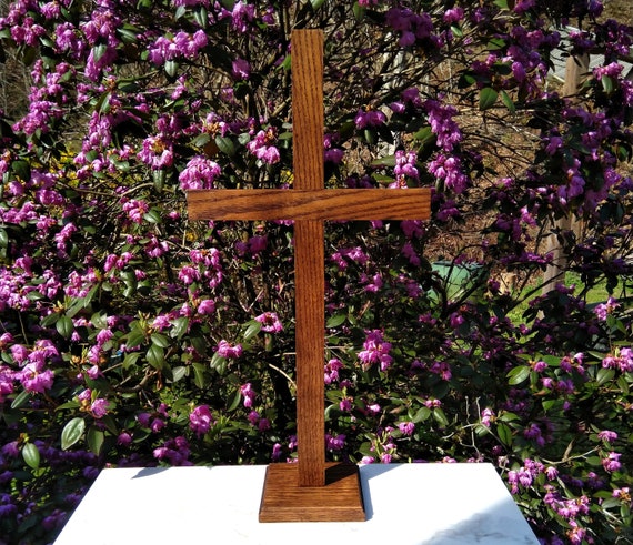 Tabletop Cross Large 24 Cross Rustic Cross Decor | Etsy