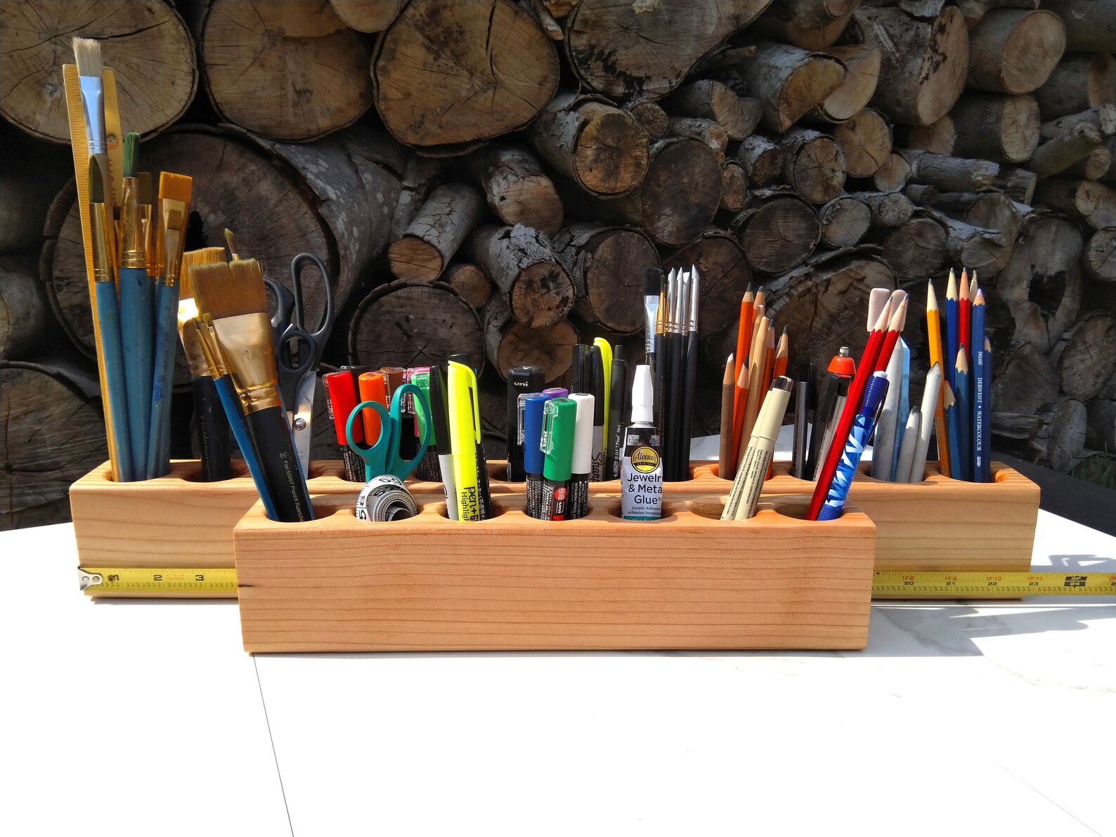 Desk Organizer Craft Supply Storage Desk Caddy Pencil - Etsy