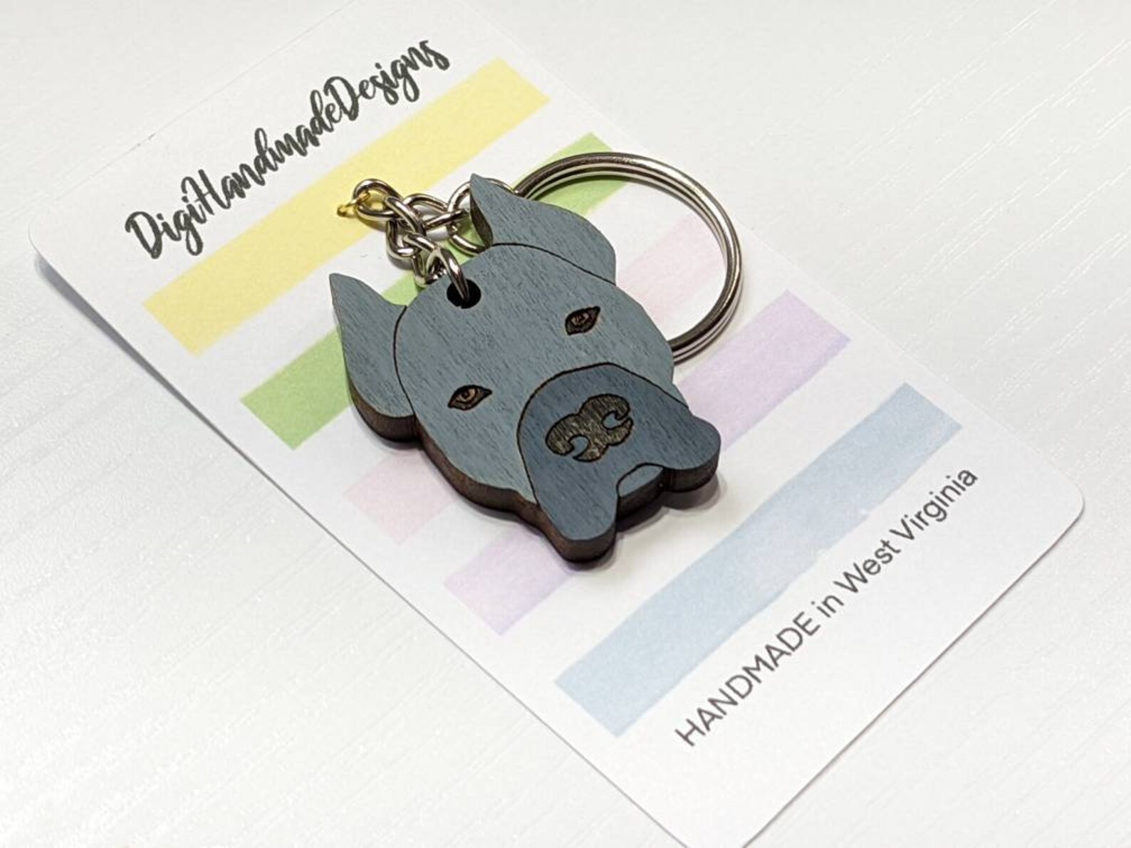 Cane Corso Keychain // Italian Mastiff Bag Charm / Gift for | Etsy