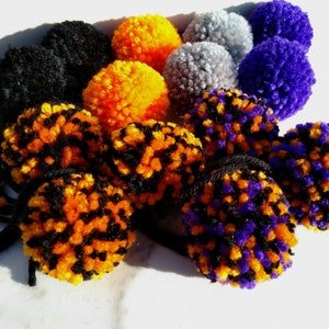 Halloween Pompoms, Holiday Poms, Pom Poms, Fall Pompoms, Halloween ...