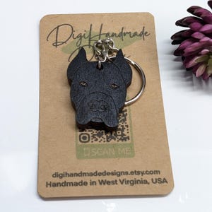 Cane Corso Keychain // Italian Mastiff Bag Charm / Gift for Cane Corso ...