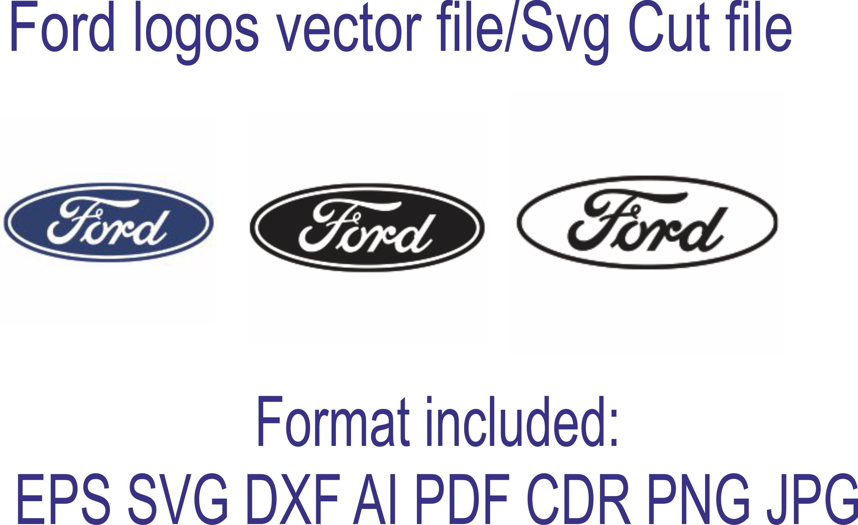 Ford logo svg cut file Ford logo vector | Etsy