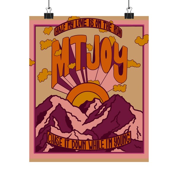 Mt Joy Poster - Etsy