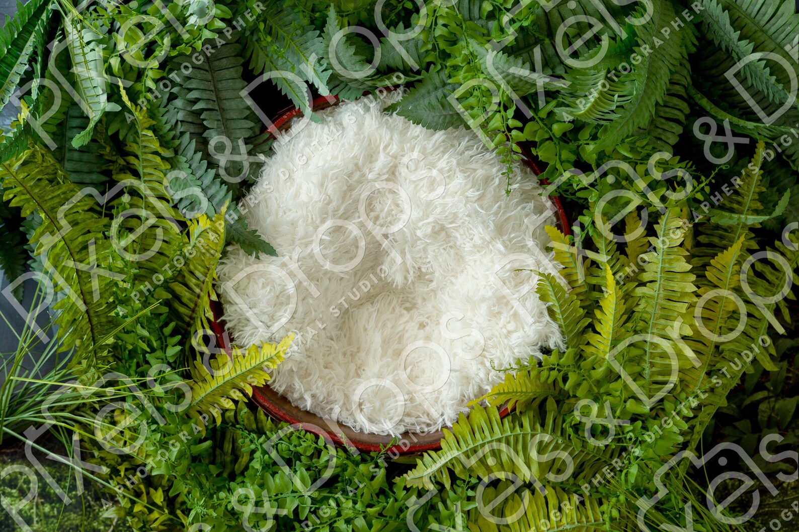 Greenery Newborn Digital Backdrop, Digital Backdrop for Newborn ...