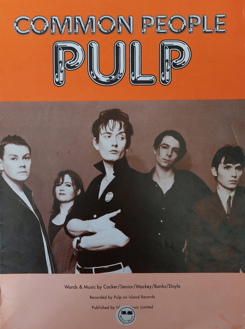Pulp - Common People - Etsy
