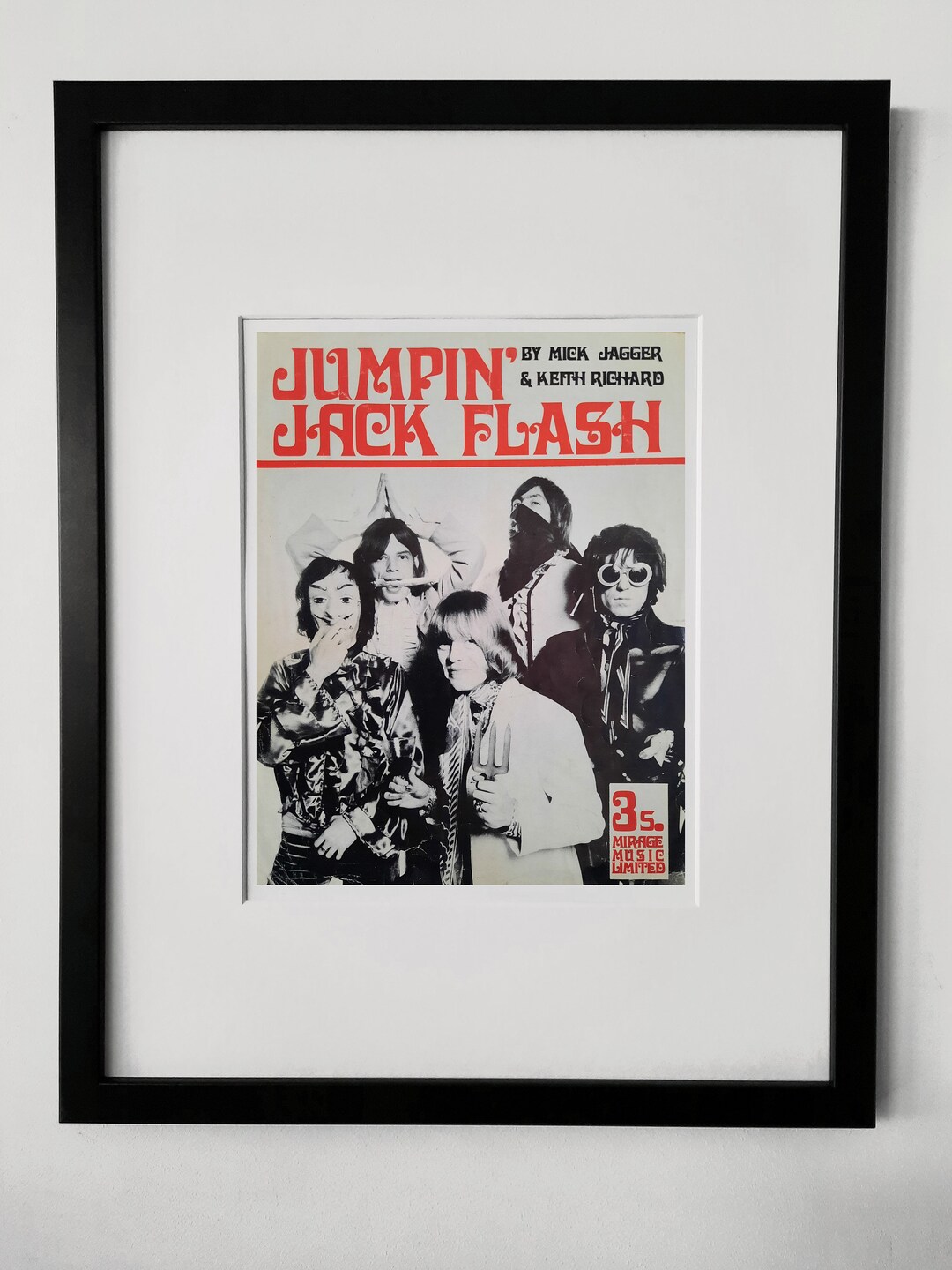 The Rolling Stones Jumping Jack Flash - Etsy