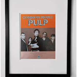 Pulp - Common People - Etsy