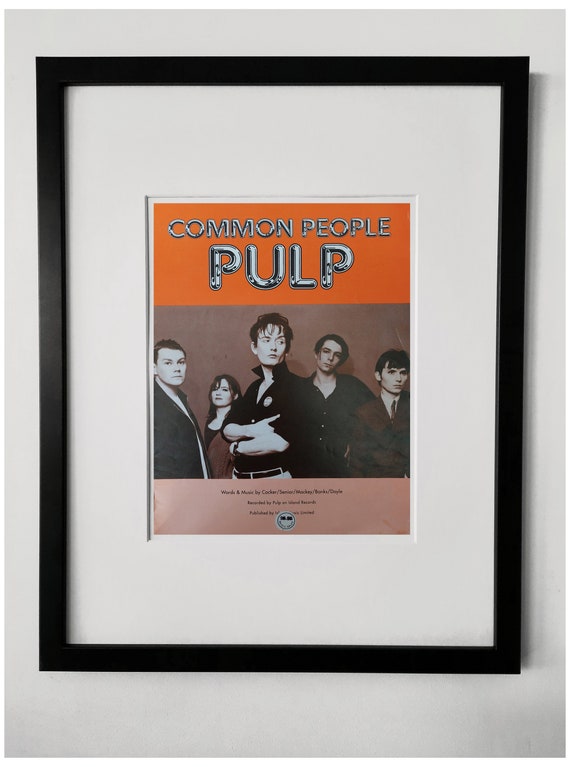 Pulp Common People - Etsy