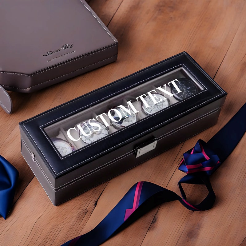 Wood Watch Box 4 Slots - Etsy