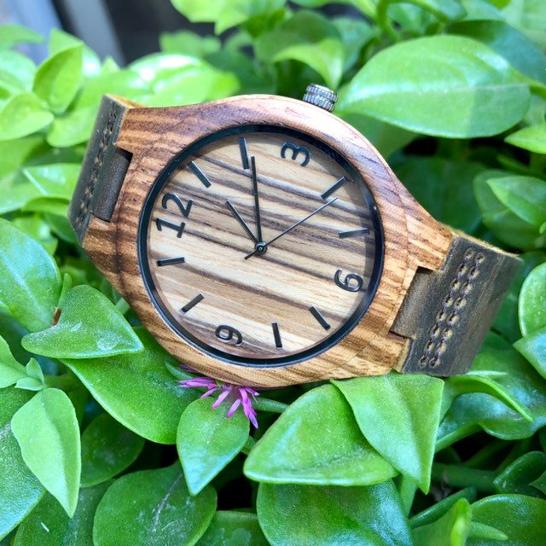 Wood Watch Mens Wooden Watch Mens Wood Watchwood Watches - Etsy