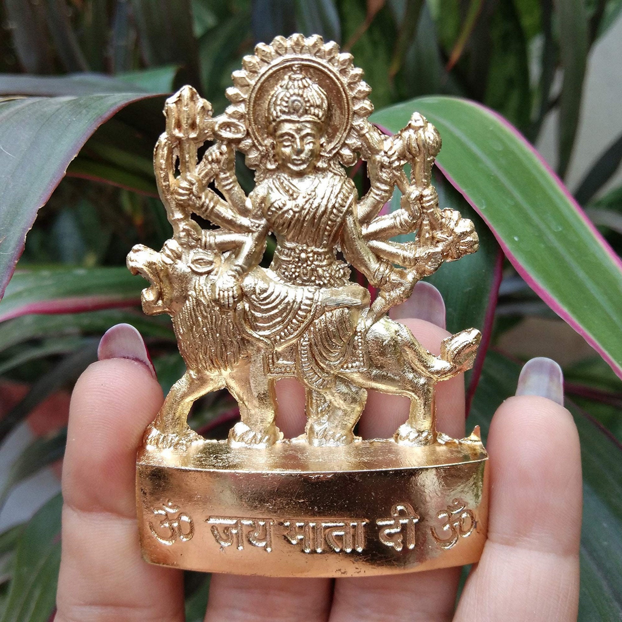 Home & Office Decor Brass Small Maa Kali Devi Statue Hindu Religious ...