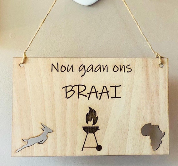 Braai / BBQ Sign | Etsy