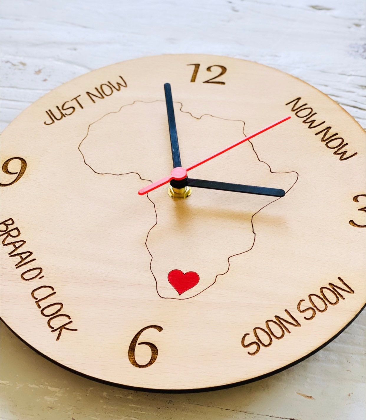 South African Time Clock | Etsy UK