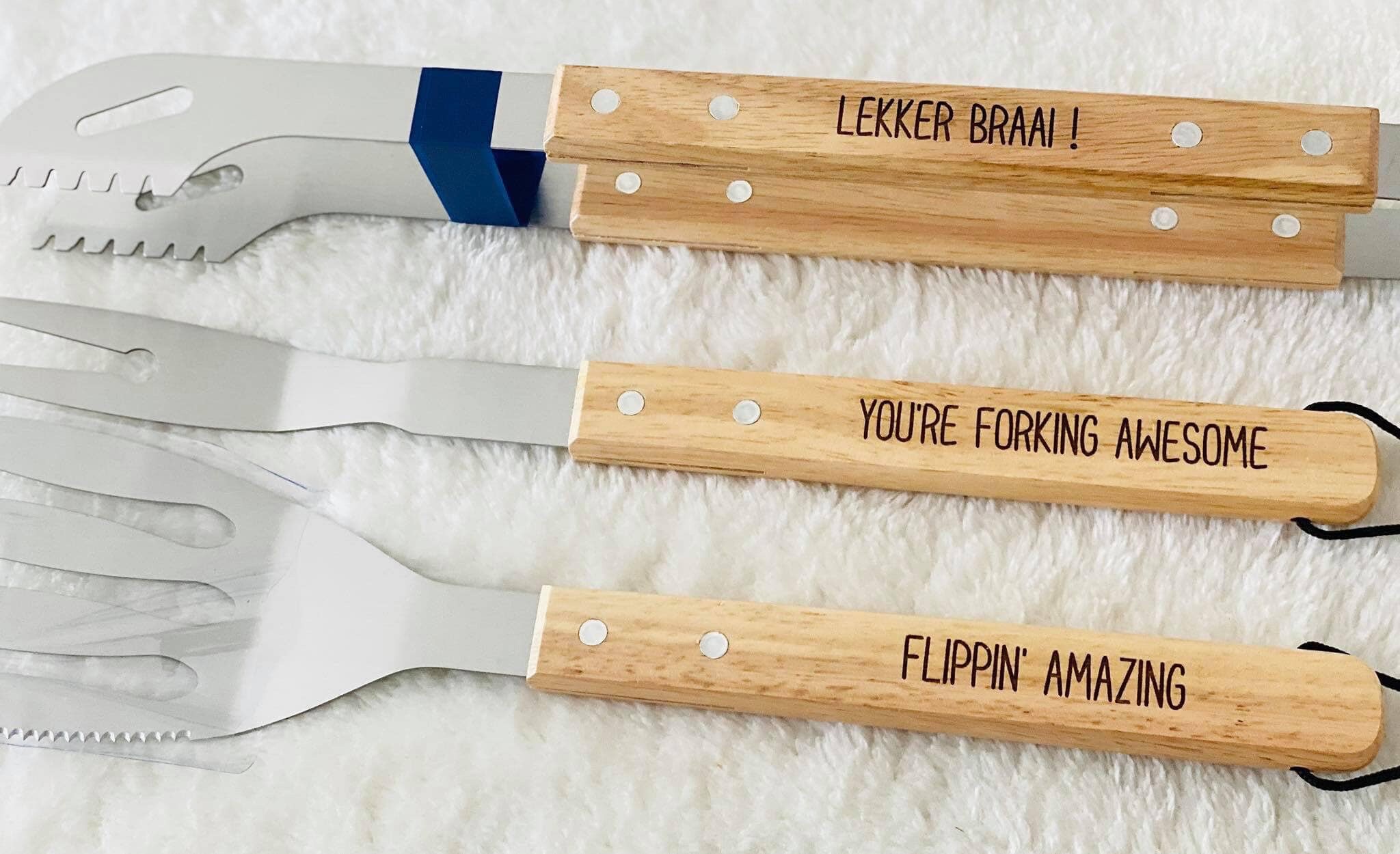 Braai / BBQ Tool Set - Etsy