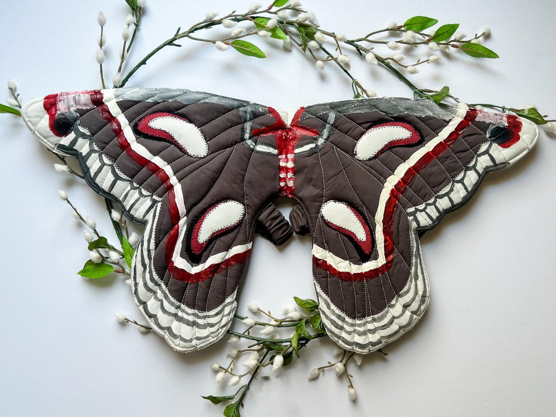 Adult Cecropia Moth Fairy Wings,, Adult Fairy Wings, Unique Gift, Moth ...