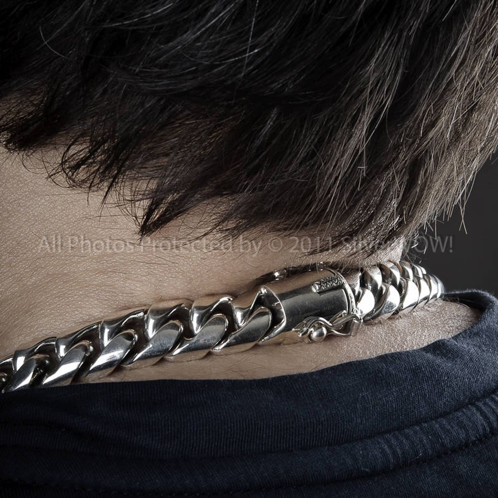 Miami Cuban Link Chain 15mm Wide 925 Sterling Silver - Etsy