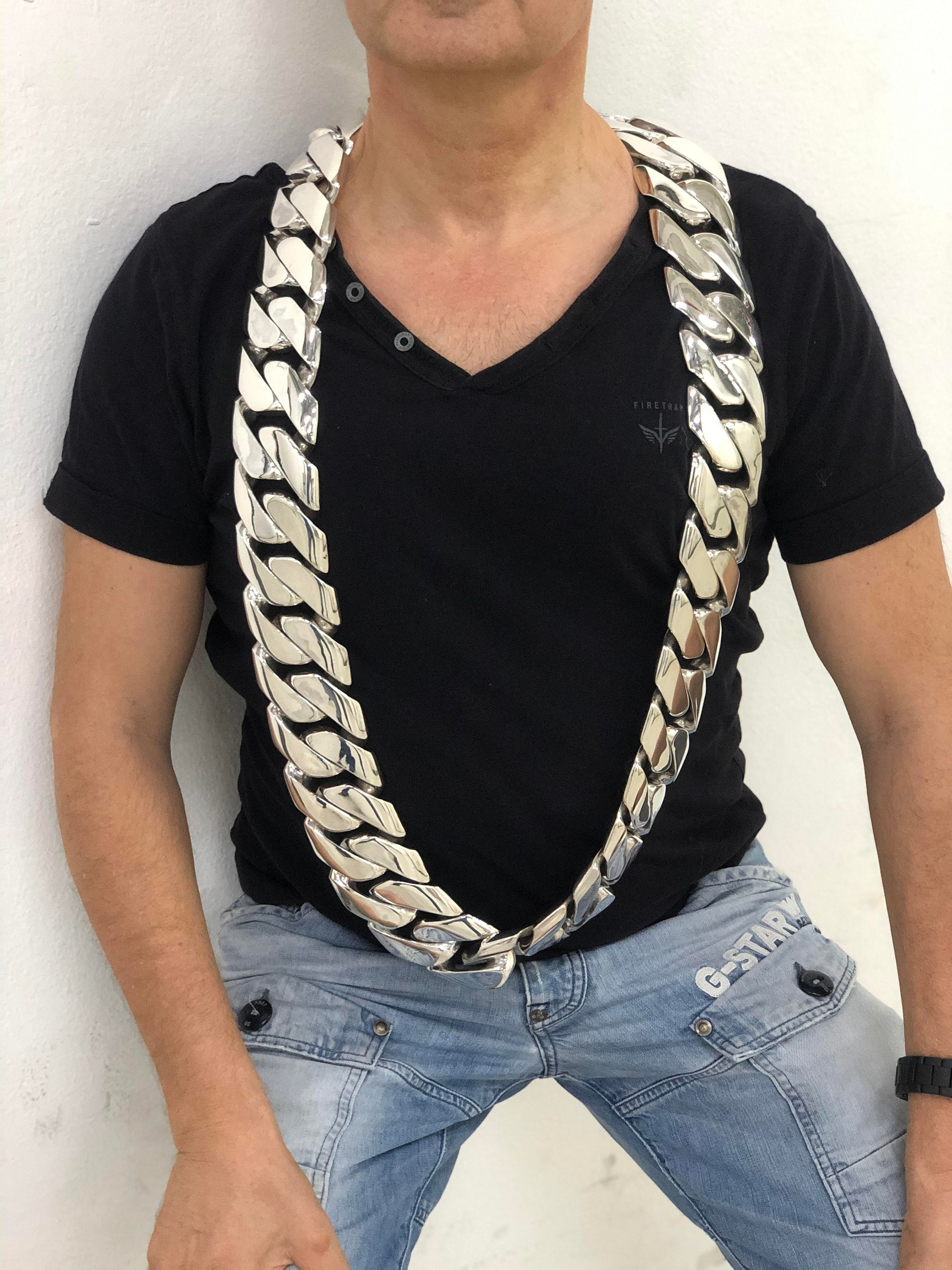 Heaviest Cuban Necklace - 6.3 KG | the Planets Biggest Chain ? | 925 ...
