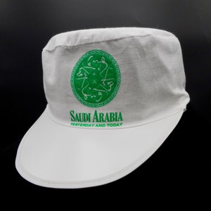 Vintage Saudi Arabia Cap/hat With Visor Yesterday and Today Exhibit ...